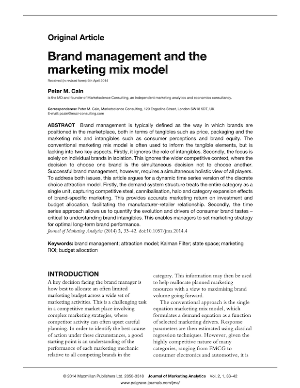 Research - Marketscience