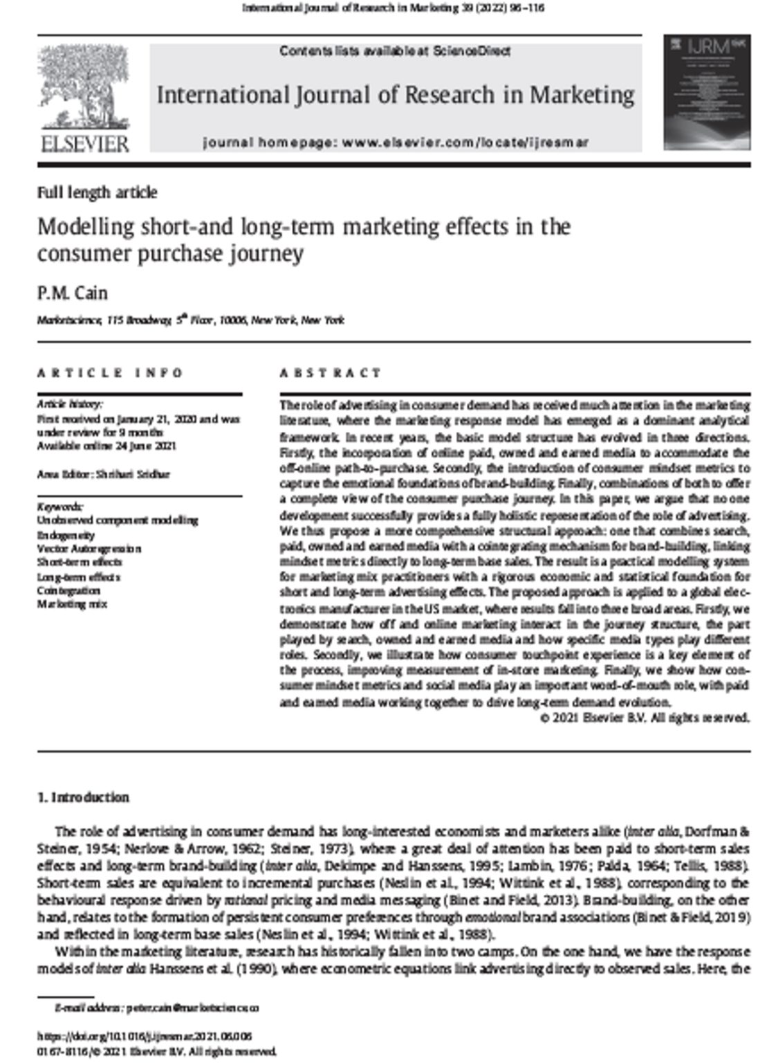 Marketscience | Advanced Marketing Effectiveness Measurement